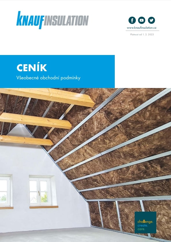 Knauf - izolace střechy, do příček, stropu, foukaná | DACHDECKER